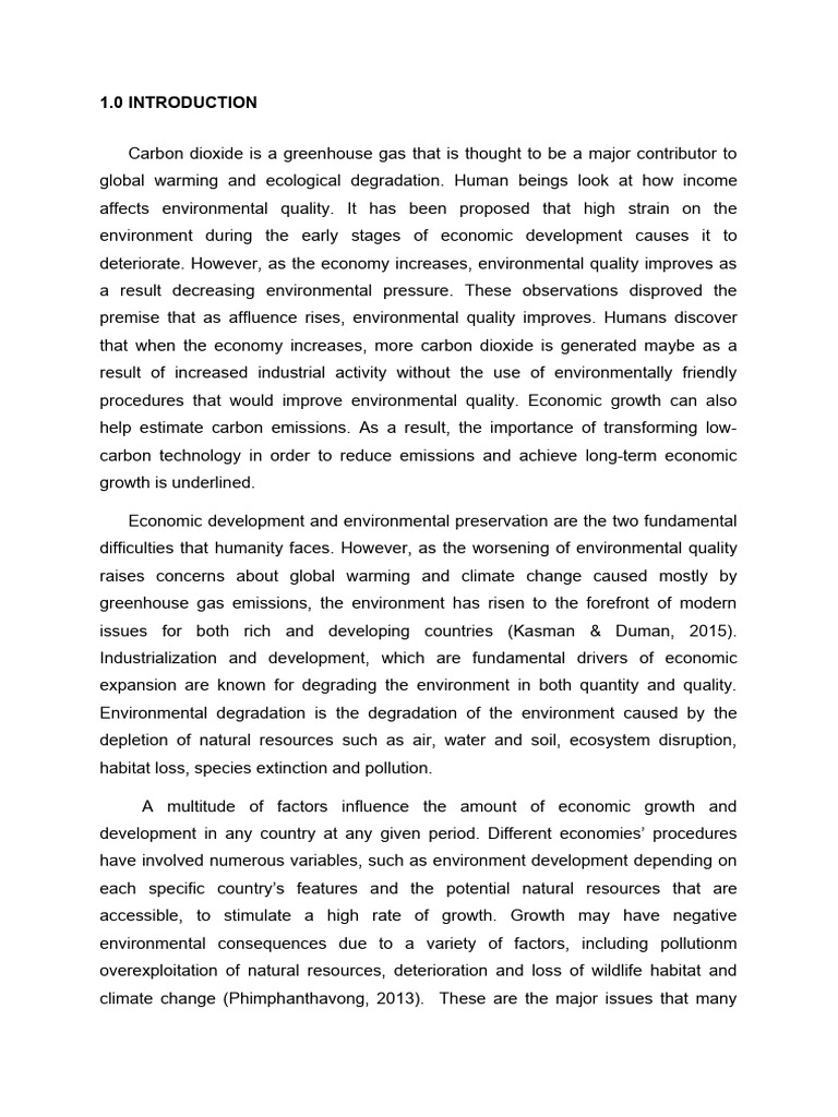 Introduction. Eco Antarabangsa | Download Free PDF | Environmental Degradation | Economic Growth