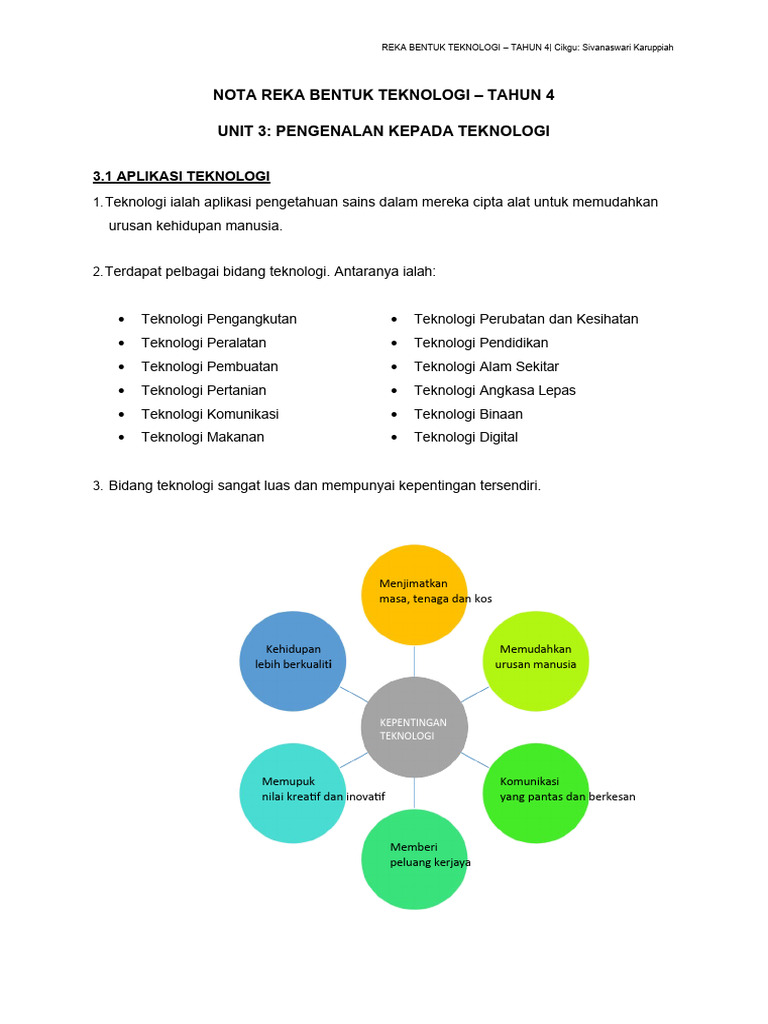 Nota RBT Tahun 4 | PDF