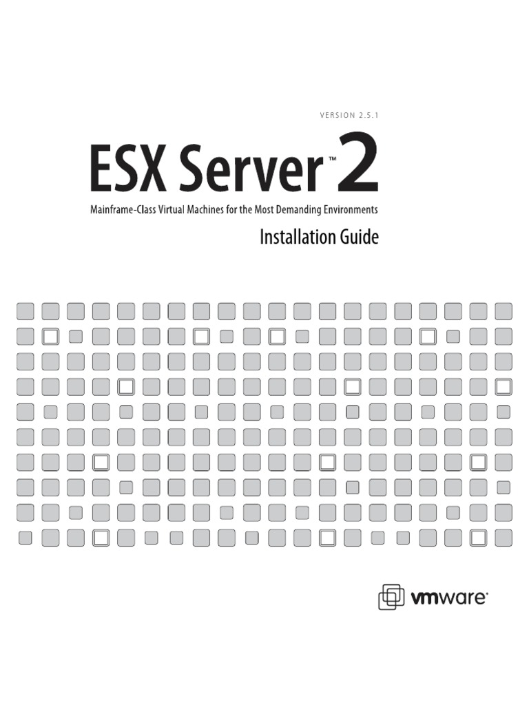 Esx25 Install | PDF | V Mware | Microsoft Windows