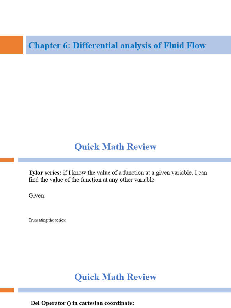 Chapter 6 1 Differential Analysis of Fluid Flow | PDF | Fluid Dynamics | Viscosity