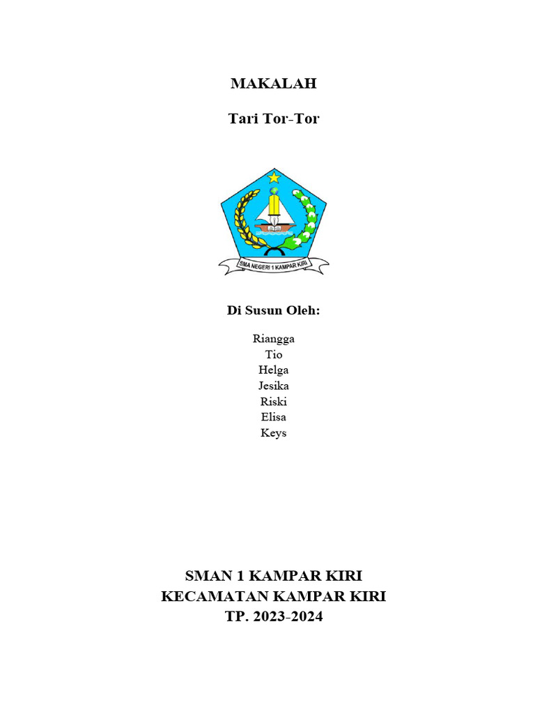 Tari Tor Tor | PDF | Kajian Bahasa Asing