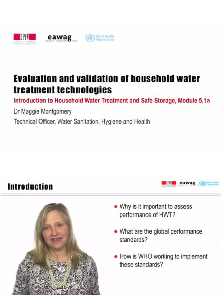 Household Water Treatment Evaluation Guide | PDF | Drinking Water ...