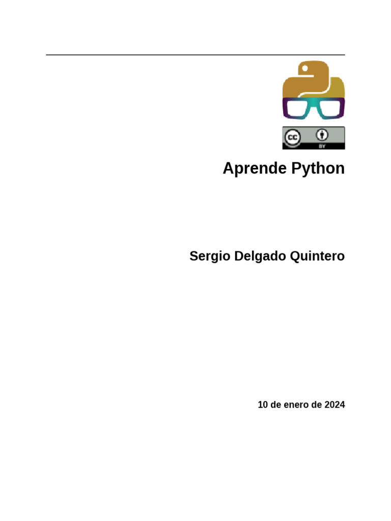 Aprende Python | PDF | Programación de computadoras | Lenguaje de programación
