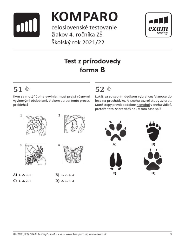 Exam Komparo 4 Pda B | PDF