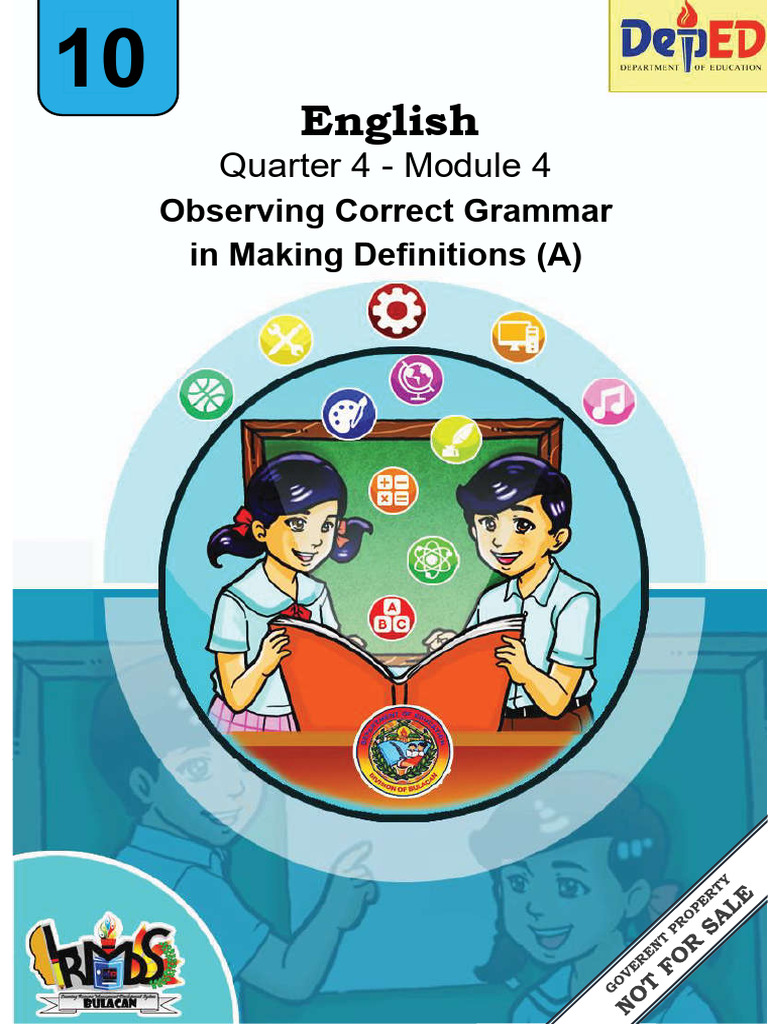 English 10 Q4 Module 4 | Download Free PDF | Word | Definition