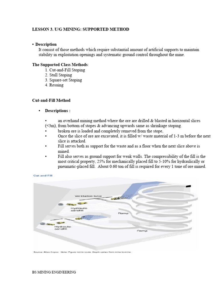 Ug Mining Note 3 | PDF | Mining
