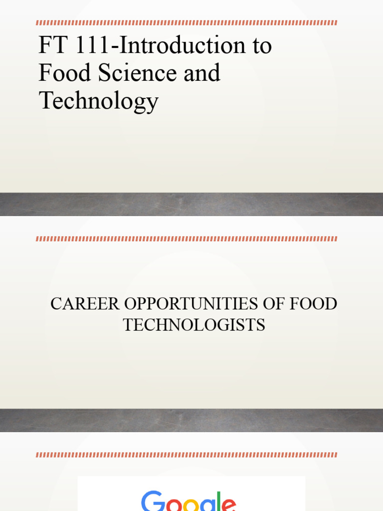 L5-Career Opportunities | PDF | Quality Assurance | Food Safety