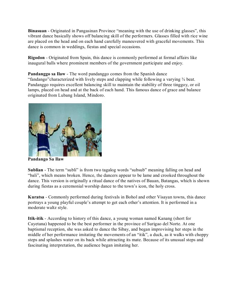 Understanding the Kuratsa Dance | PDF | Dances | Philippines