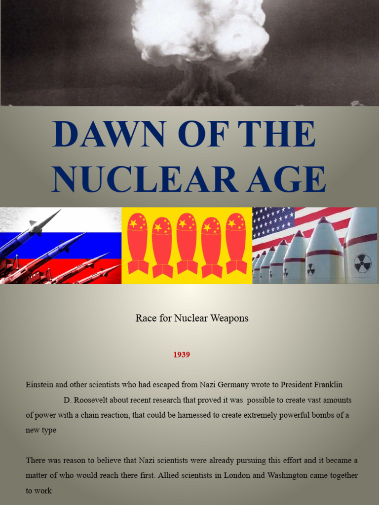 # 3 Dawn of The Nuclear Age and Containment Strategy | Download Free PDF | Deterrence Theory ...