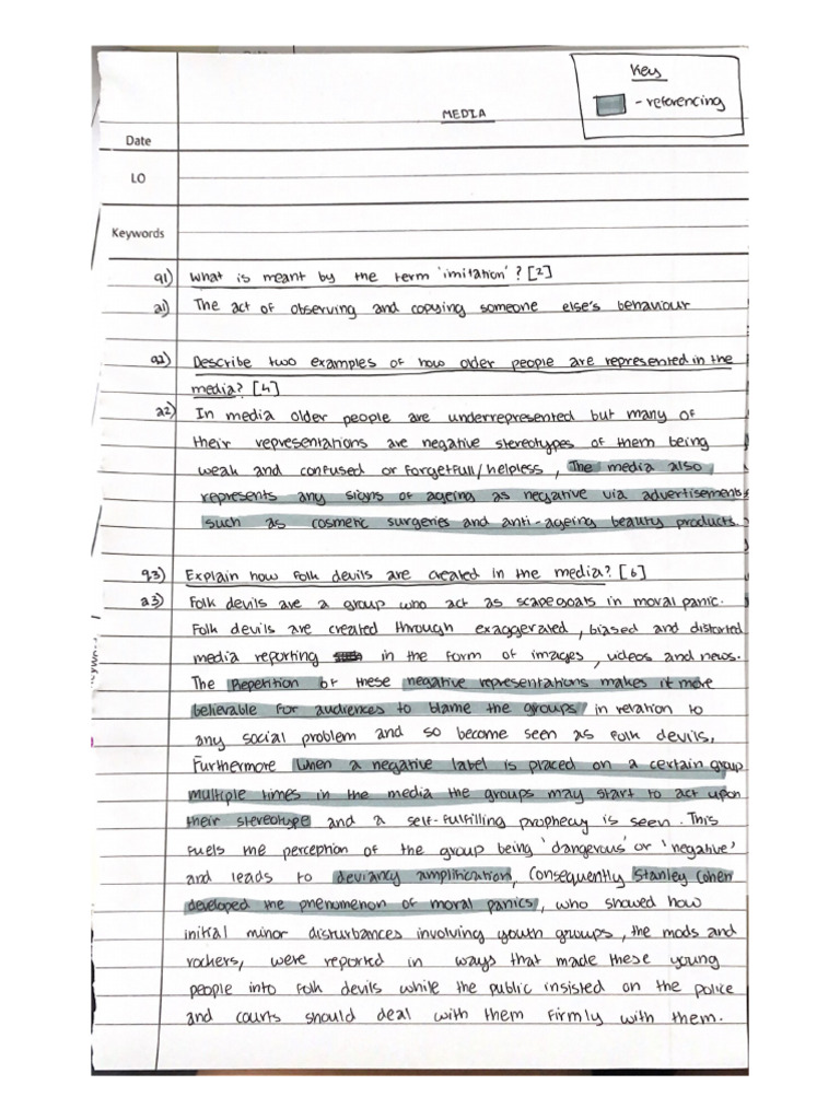 media practice paper -Onelly 2 | PDF