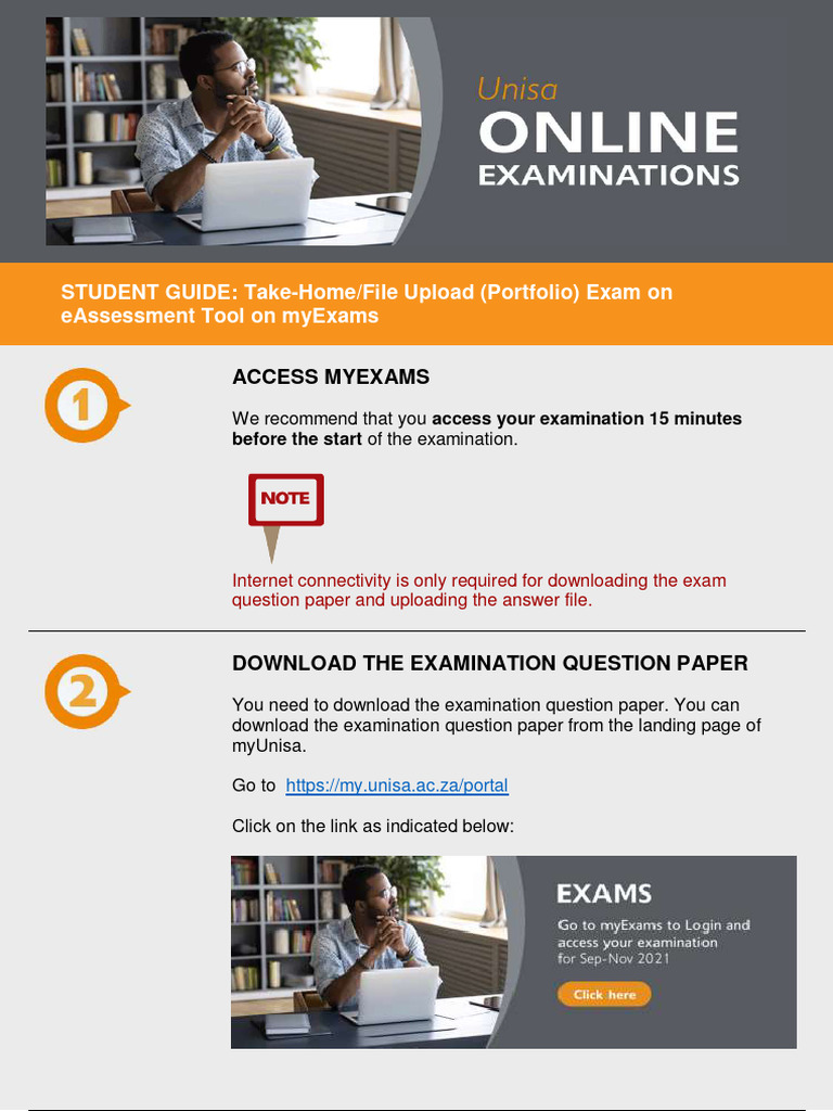 Take-Home Exam Guide for myExams | PDF | Online And Offline | Computing