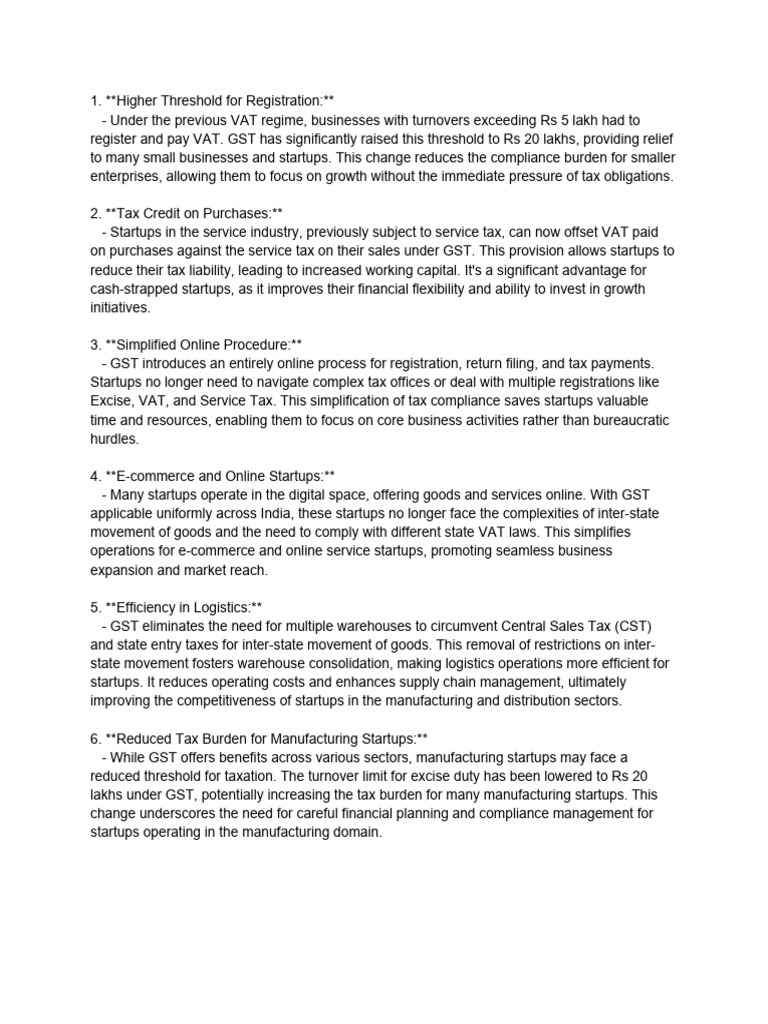 Gst Pdf Taxes Value Added Tax