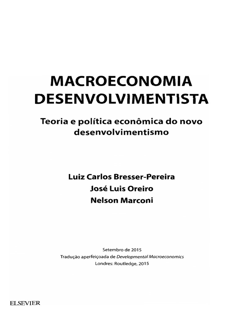 Macroeconomia Desenvolvimentista | PDF