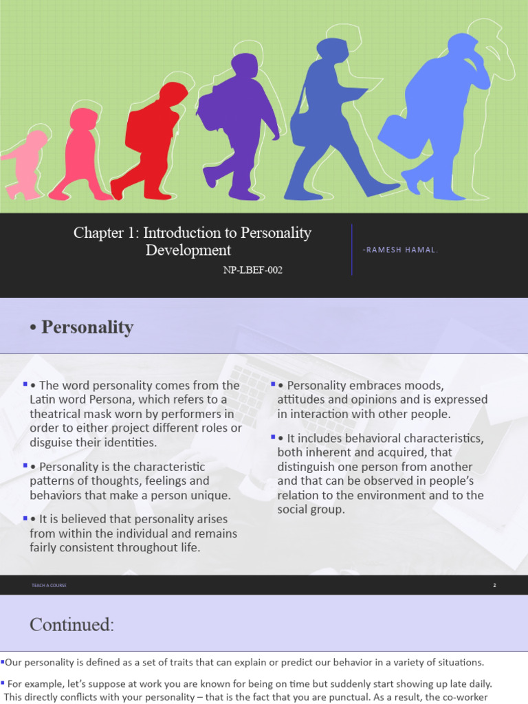 Chapter 1 Introduction To Personality Development | PDF | Anger ...