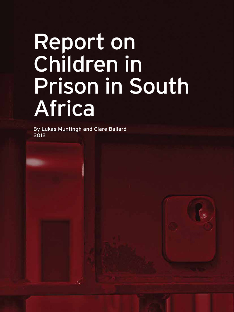 Report On Children in Prison in South Africa | PDF | Prison | Crime ...