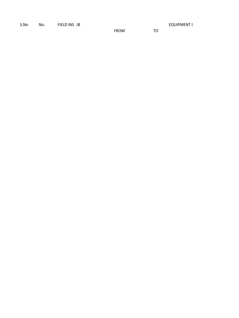 Cable Schedule Sample | PDF | Building Automation | Physical Layer ...