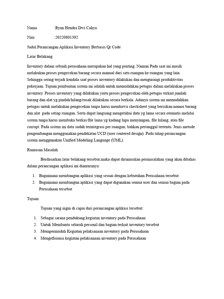 20220801392-Ryan Hendra-APSI | PDF