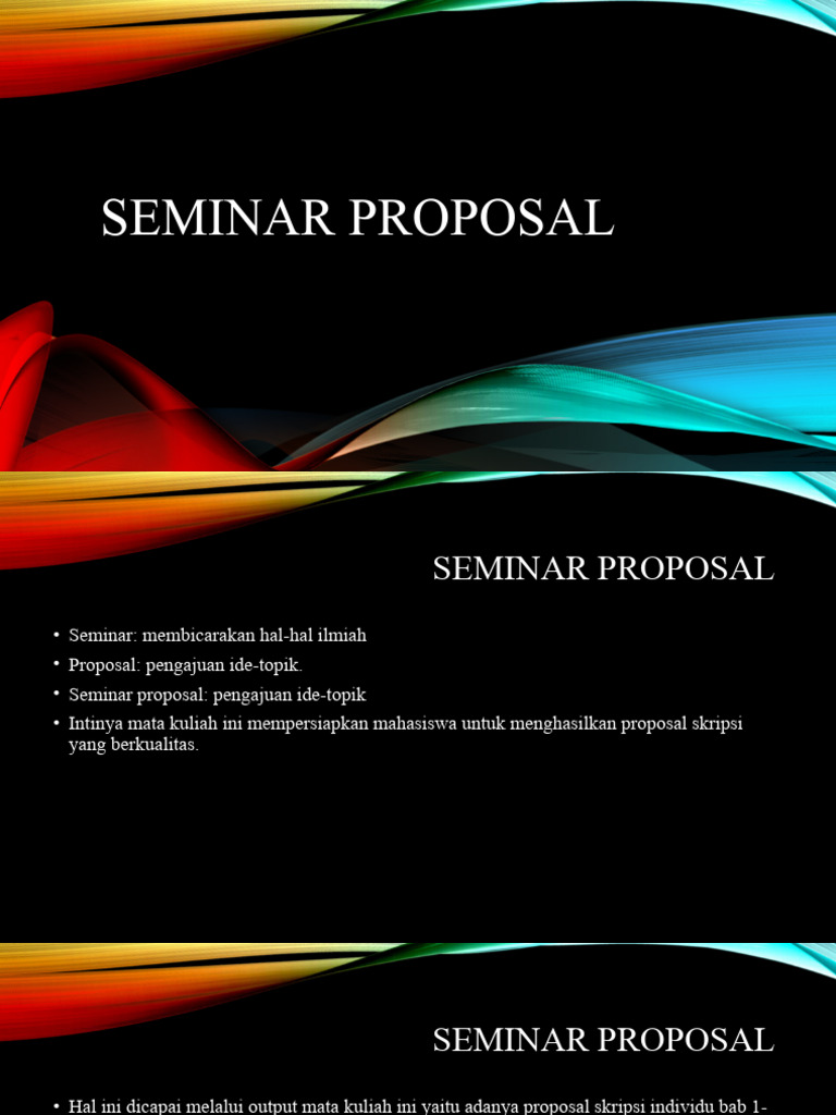 Seminar Proposal Skripsi Ilmu Komunikasi | PDF