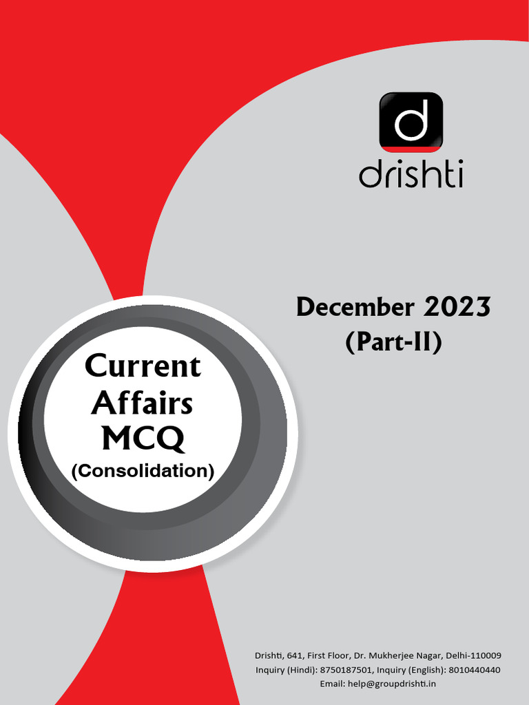 December 2023 (Part-II) | PDF | Science & Mathematics