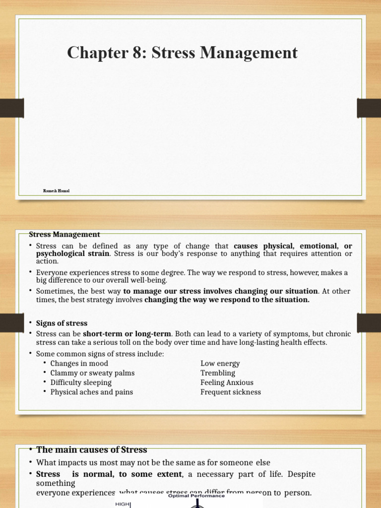 Chapter 8 Stress-Management | PDF | Meditation | Stress (Biology)