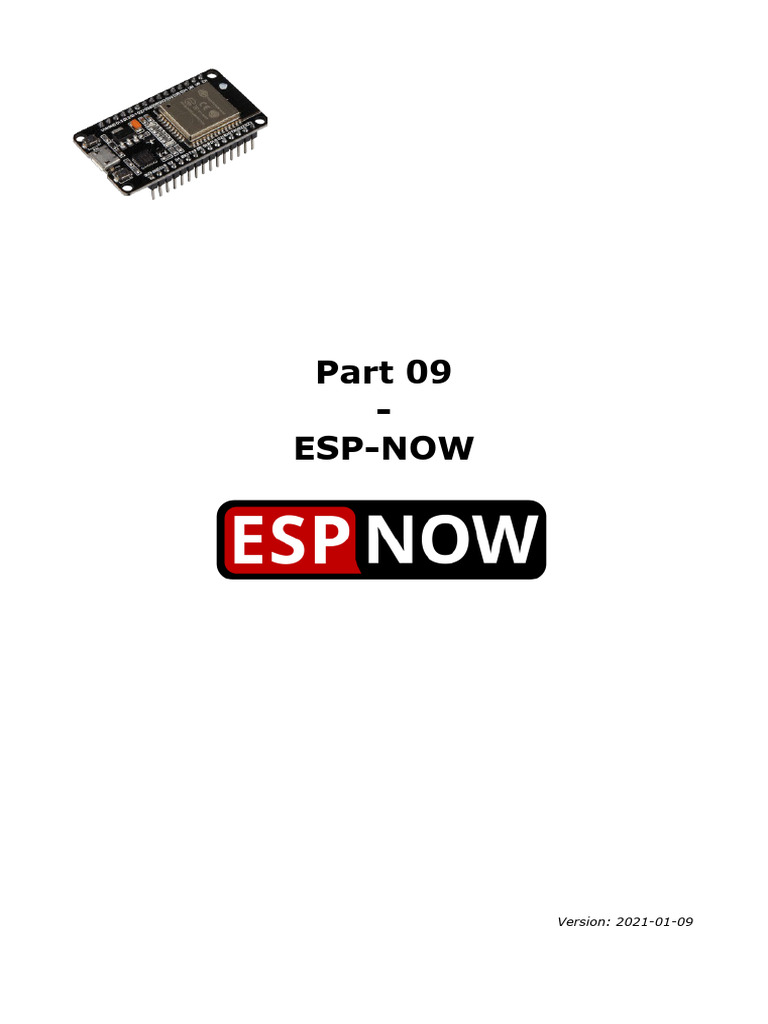 ESP32 - Part 09 - ESP-NOW | Download Free PDF | Callback (Computer Programming) | Computer ...