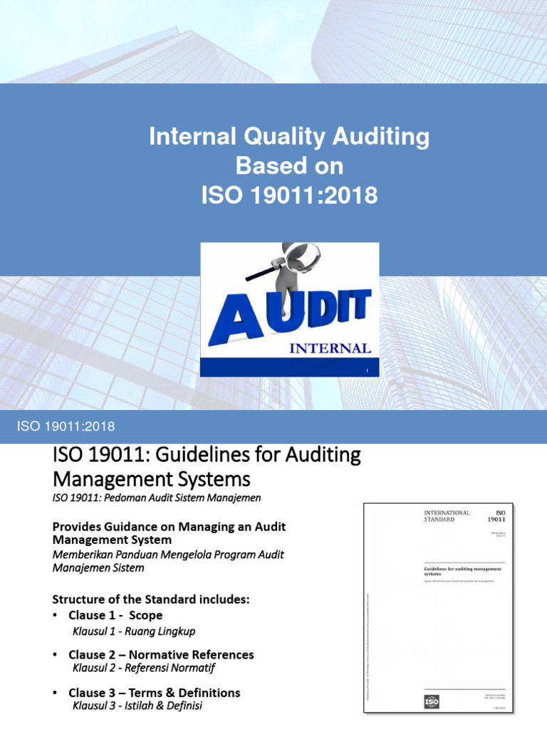 Internal Audit Training 19011 - 2018 | PDF | Bisnis