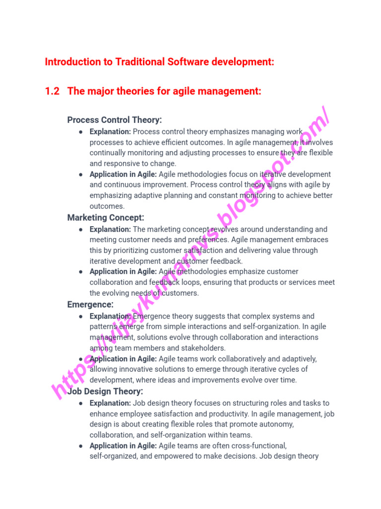 Agile Unit - 1 | Download Free PDF | Agile Software Development | Software Development Process