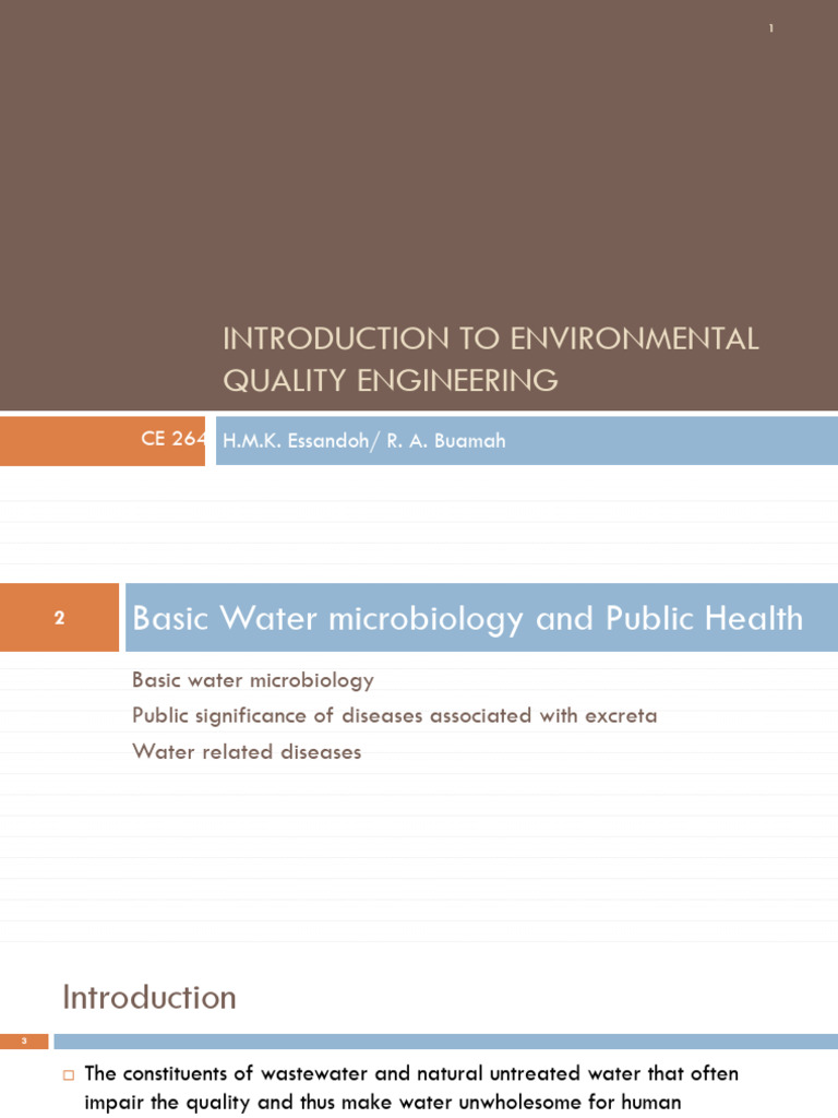 Water Quality and Microbiology Overview | PDF | Virus | Bacteria