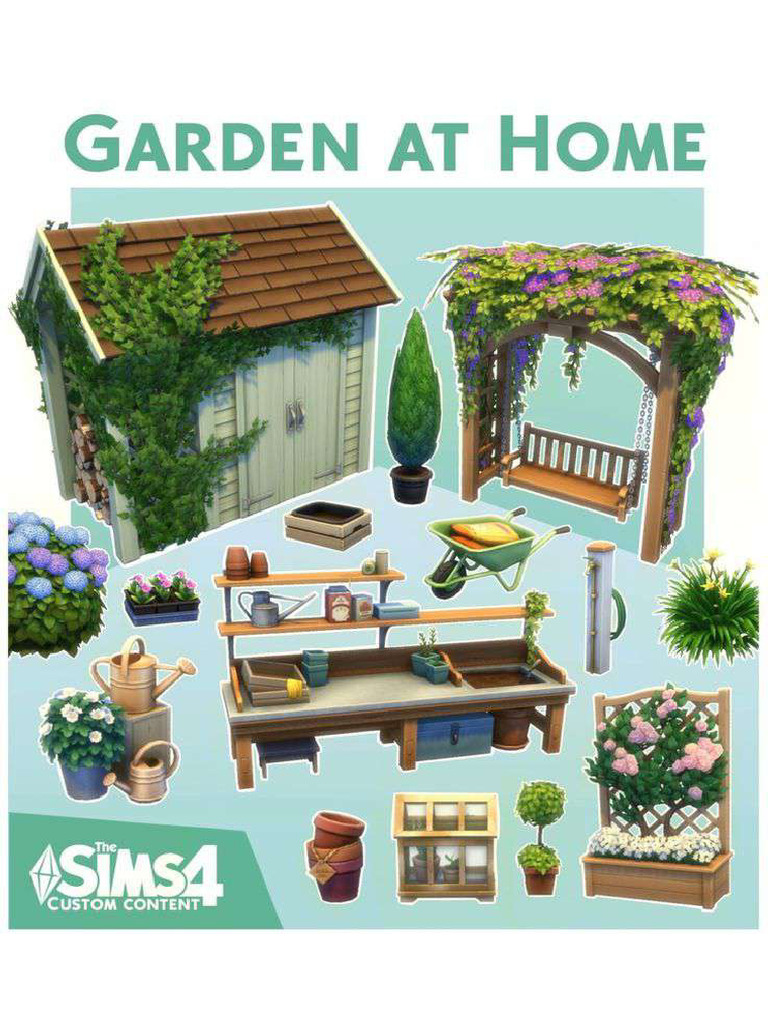 Garden at Home - Sims 4 CC (Max20) | PDF