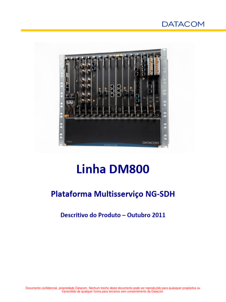 DM800 Descritivo Produto - Rev.02 | PDF | Ethernet | Padrões de computador