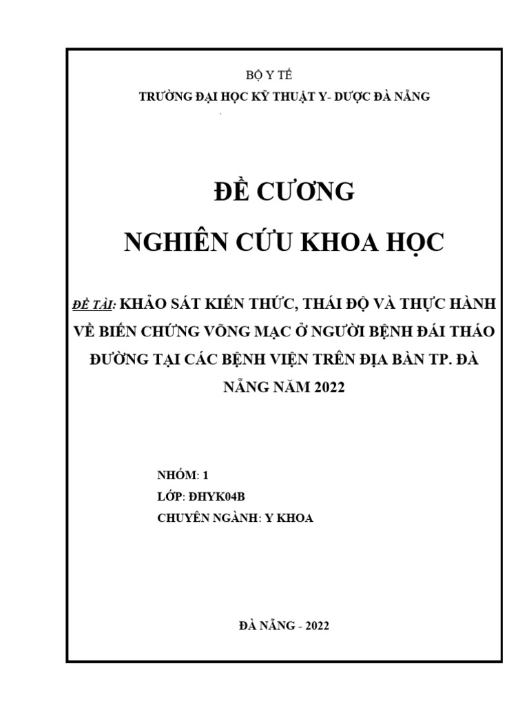 NCKH Nhóm-1 - Đhyk04b | PDF