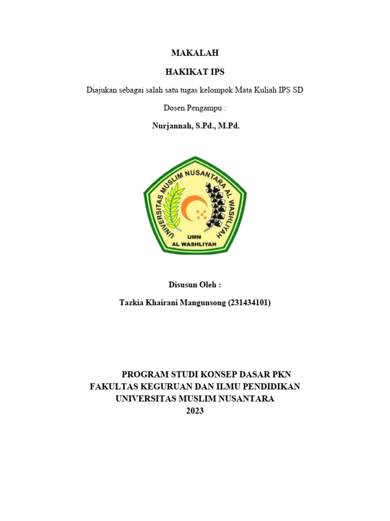 Makalah Ips SD | PDF