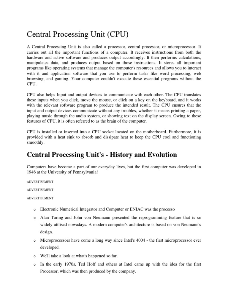 Lecture 03 Cf Download Free Pdf Multi Core Processor Central Processing Unit