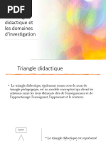 Triangle Didactique 1 | PDF | Pédagogie | Apprentissage