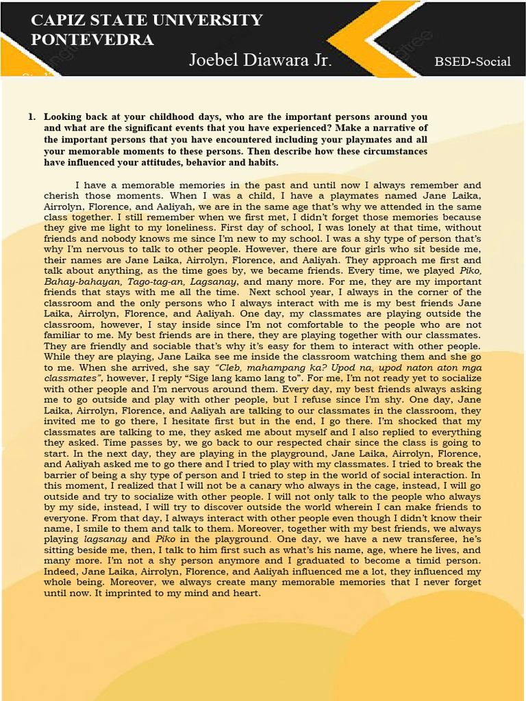 Child Module 2 Lesson 5 6 | PDF | Shyness | Behavioural Sciences