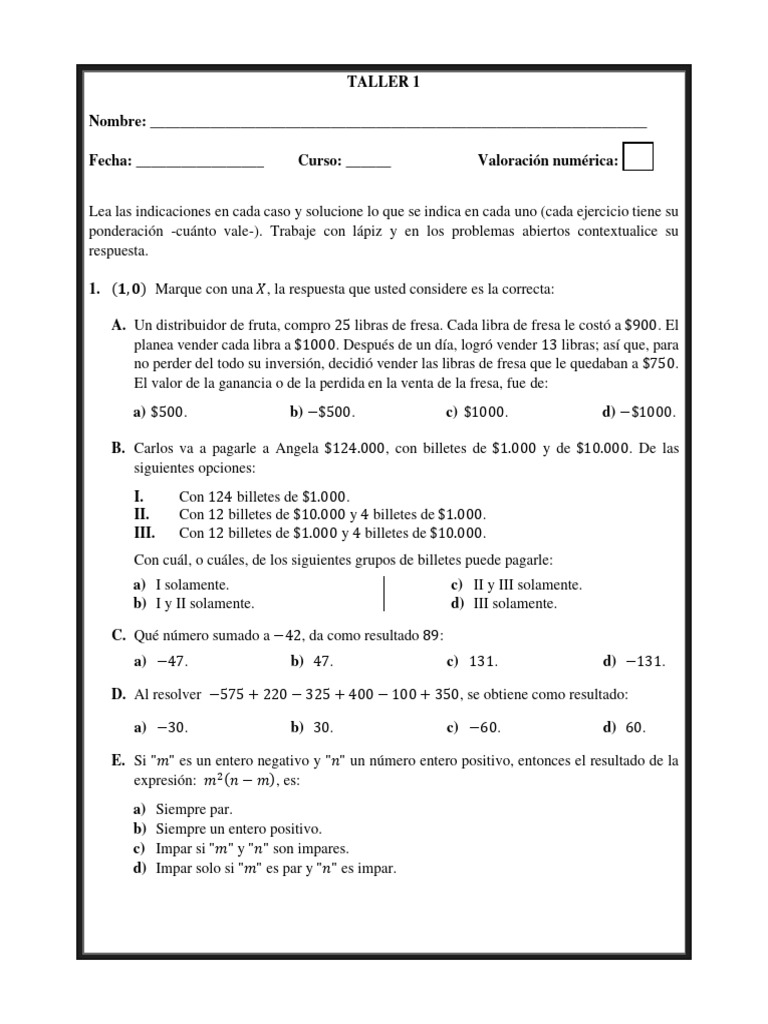 Números Enteros | PDF | Entero | Matemáticas Números Enteros | PDF | Entero | Matemáticas