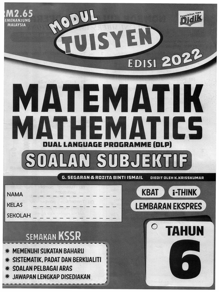 Y6 - RM2.65 Maths | PDF