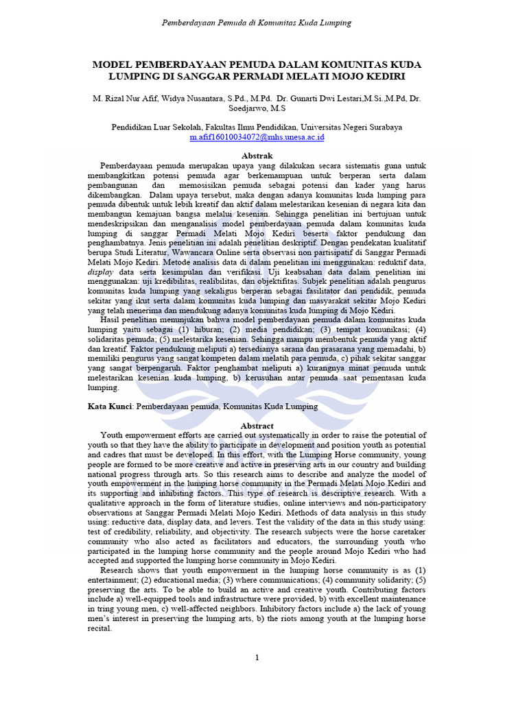 ARTIKEL M. RIZAL NUR AFIF - Part 4 | PDF | Karier & Perkembangan