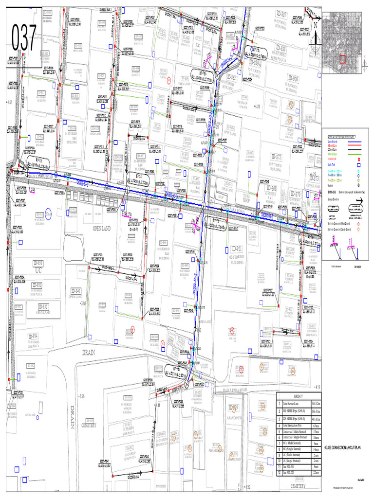 Sewer Network in Dense Area | PDF