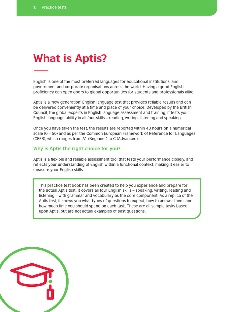 Info About Aptis - For Lluna | PDF | Reading Comprehension | Human Communication
