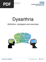 HANDOUT ABLE Articulation Strategies For Improving Dysarthria PDF | PDF ...