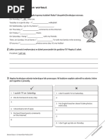 Test Diagnostyczny Z Języka Angielskiego - 4 Klasa | PDF