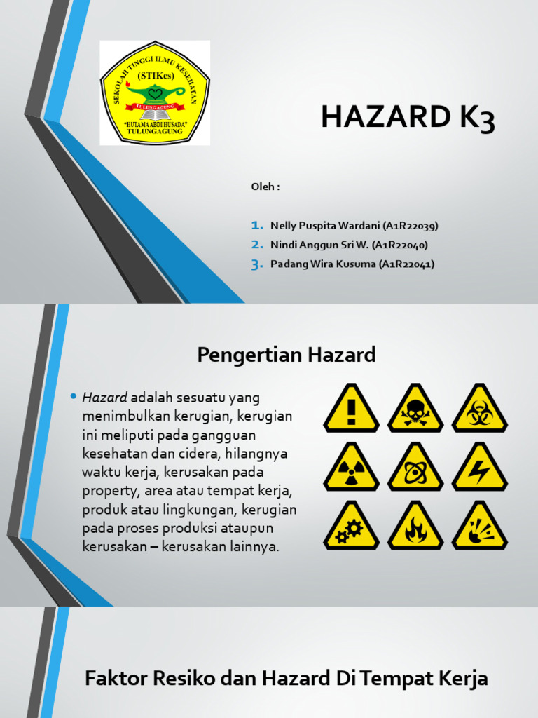 Hazard K3 | PDF