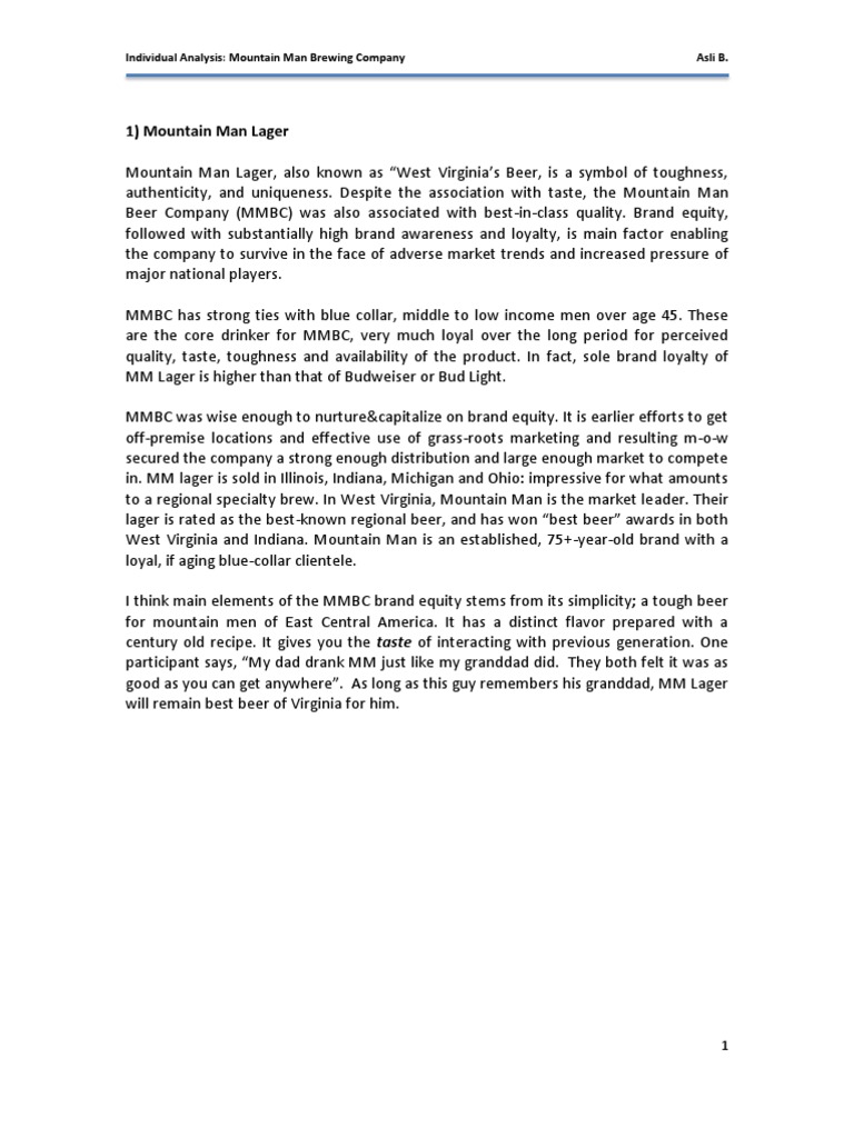 Light Beer Segment's Core Customer Base Has Different Characteristic ...