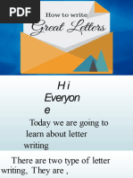 Message Writing Class 6 | PDF