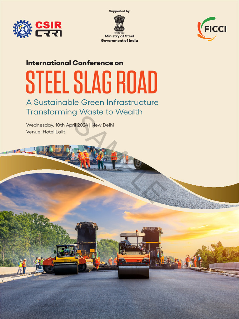 Final Brochure - Steel Slag Road 2024 | PDF | Road | Sustainability