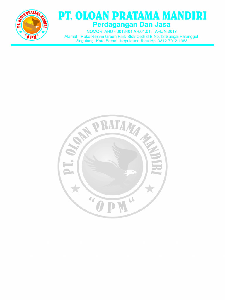 Kop Surat Oloan | PDF