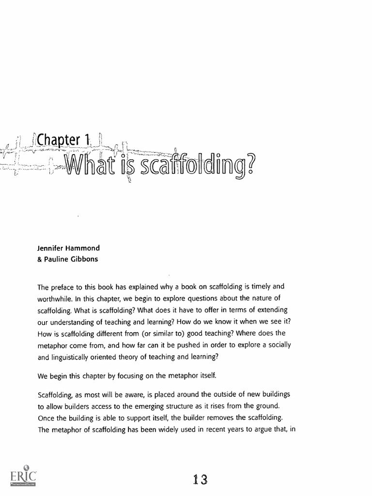 Understanding Educational Scaffolding | PDF | Learning | Psychological Concepts
