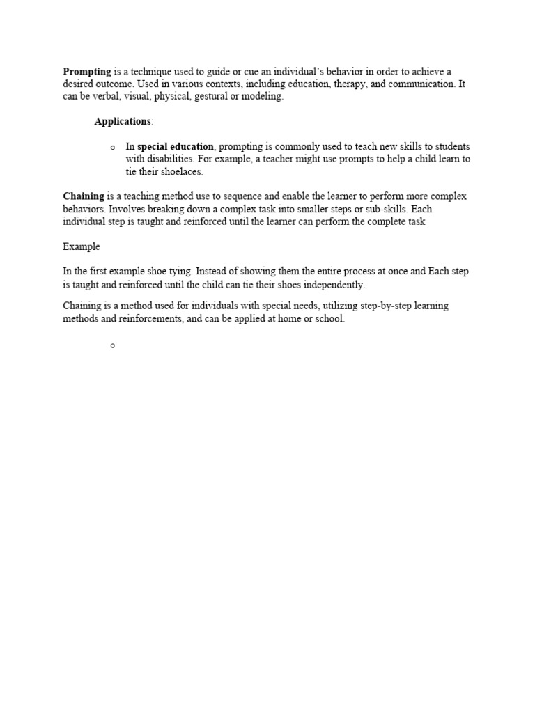 Prompting and Chaining | PDF