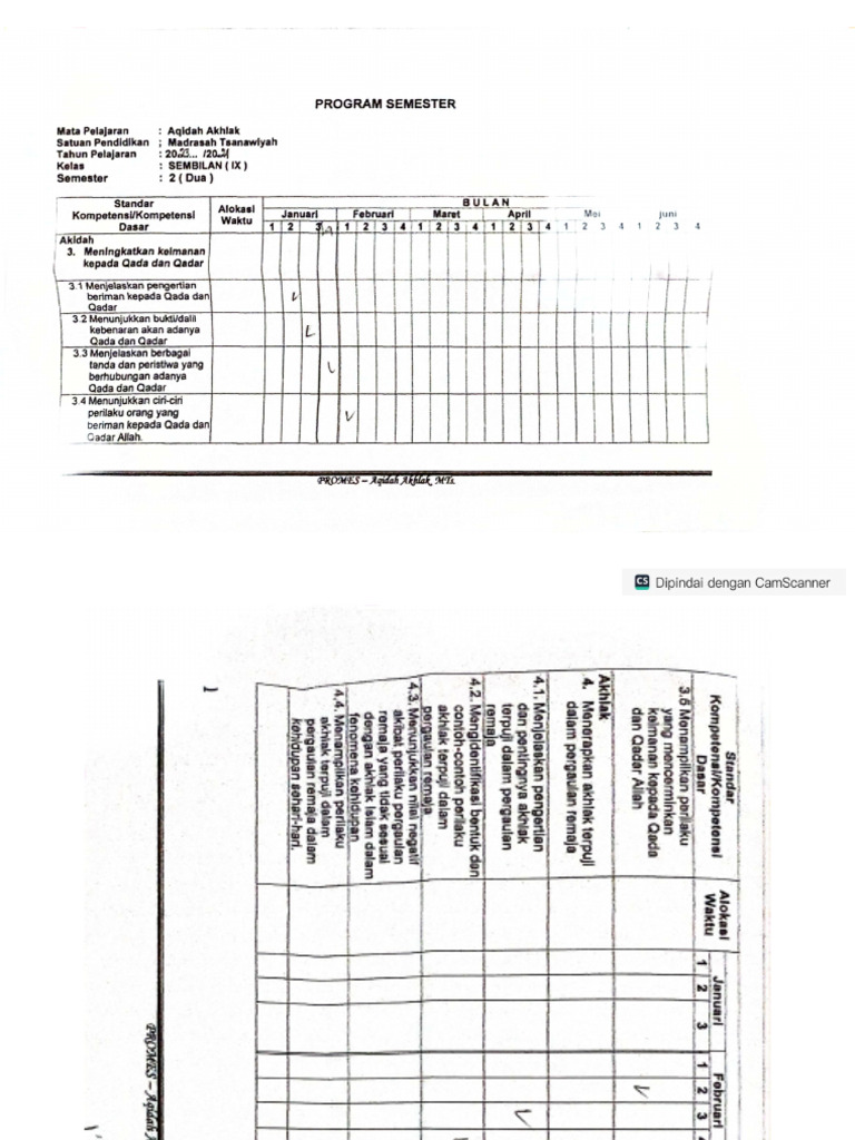 Program Semester 2 | PDF